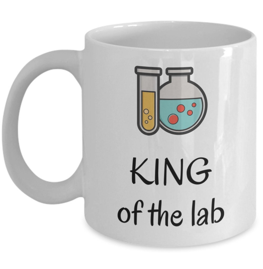 Science Coffee Mug King of the Lab Pharmacist Scientific | Etsy