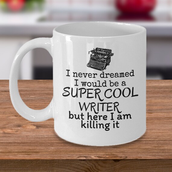 Being a Super Cool Writer Book Lover Coffee Mug Gifts for - Etsy