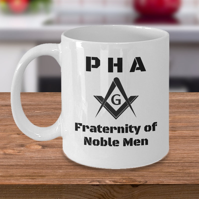 Masonic Coffee Mug PHA Fraternity of Noble Men Prince Hall - Etsy