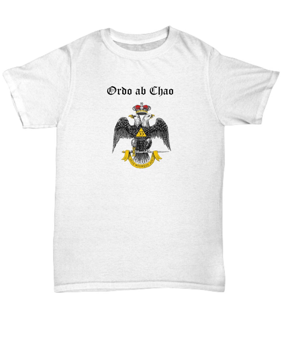 Masonic Shirt Ordo Ab Chao Masonic 33 Degree Motto Scottish Rite ...