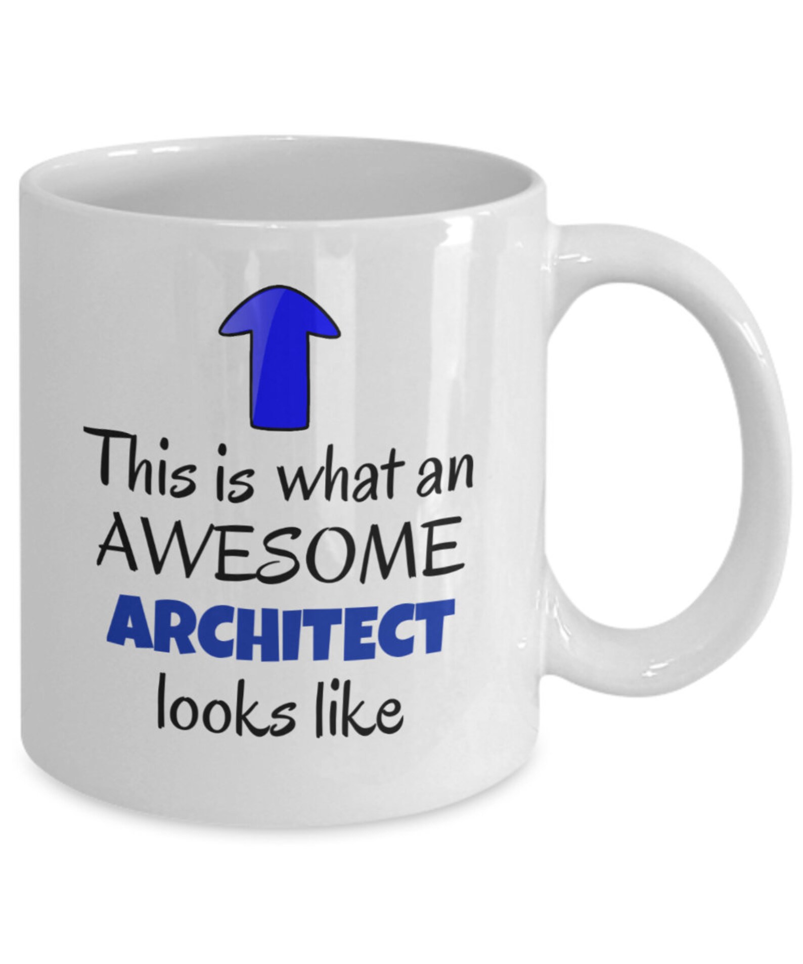 Awesome Architect - Funny Architecture Mug - Joke Gifts for Architects ...