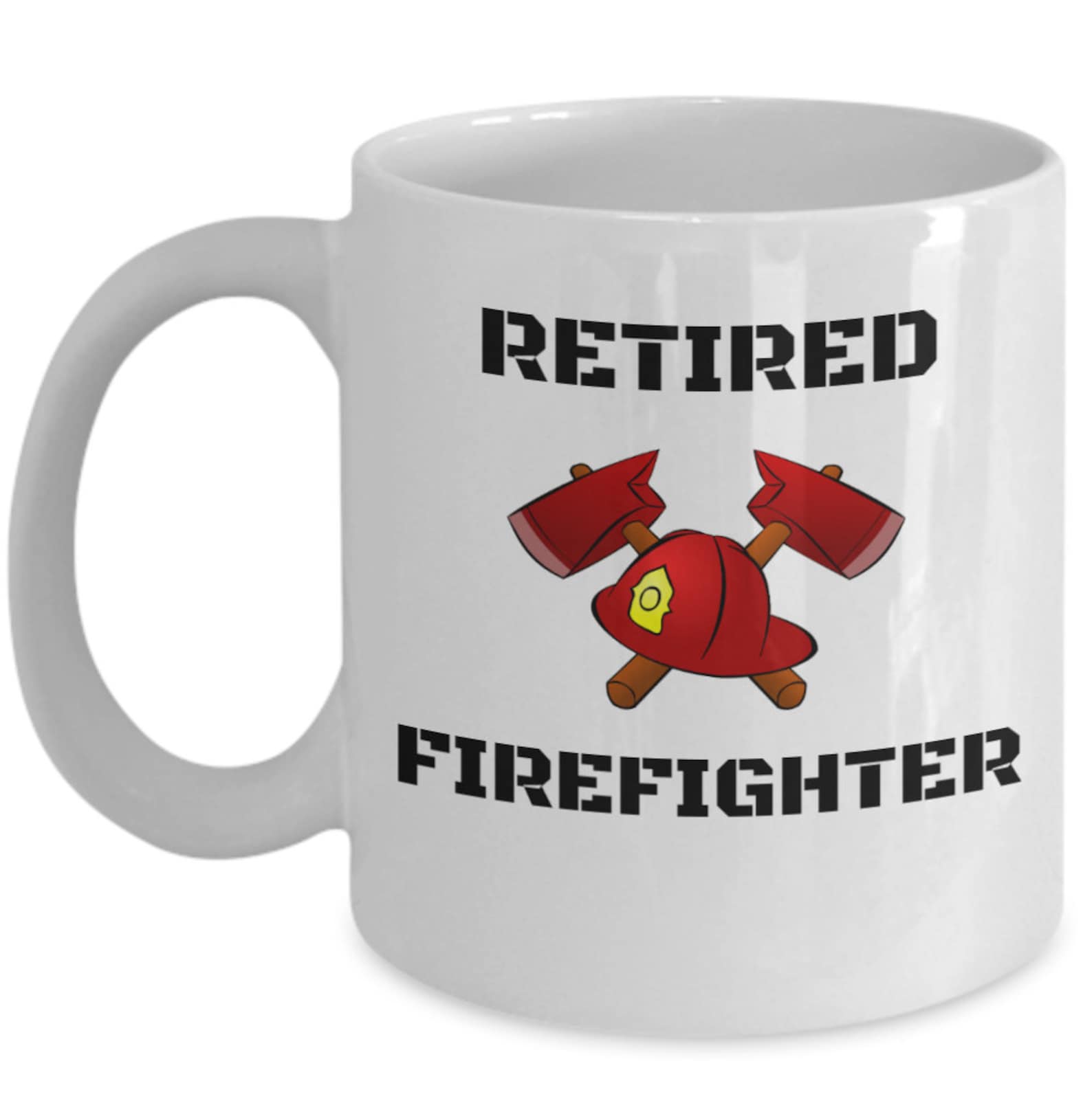 Retired Firefighter Mug Gift Grumpy Old Fireman Retirement - Etsy
