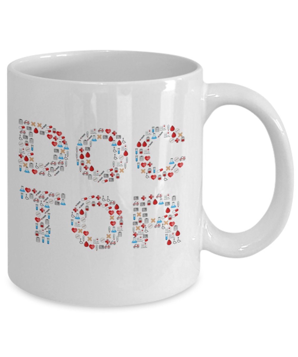 Doctor of Medicine Medical Supply Sign Doctors Office Funny Coffee Mug ...