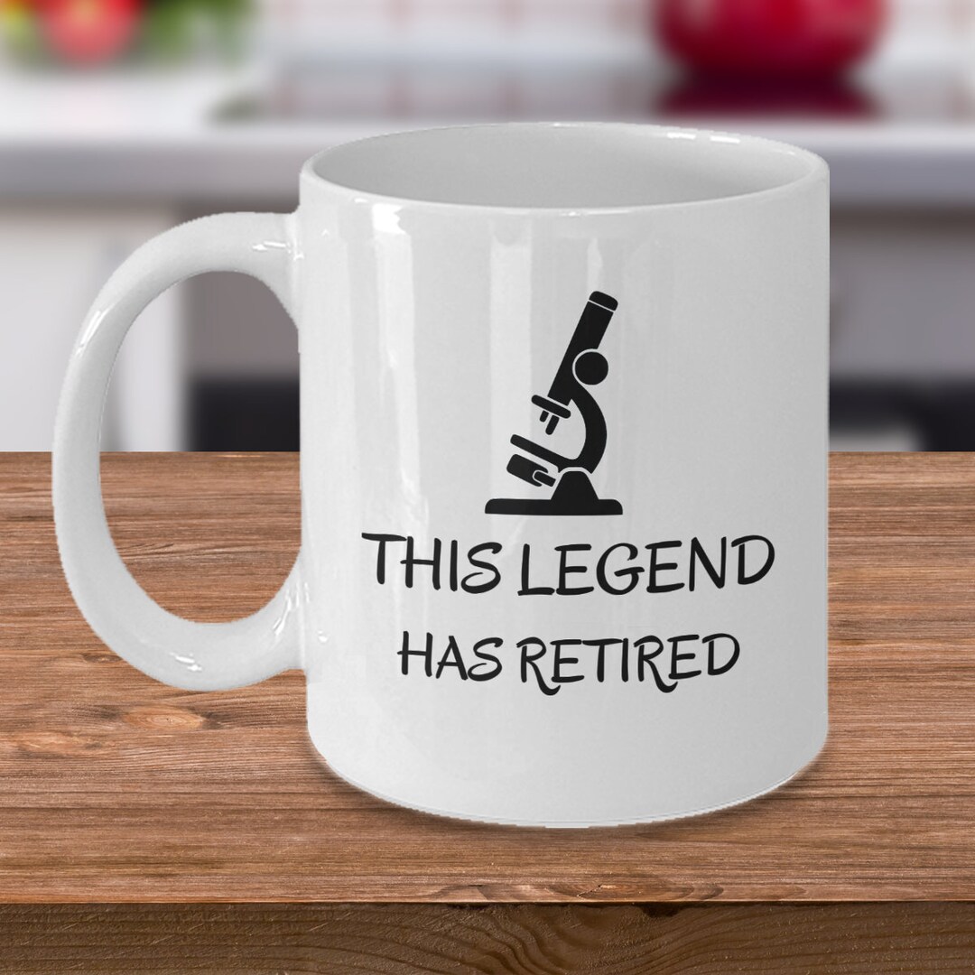 Biology Mug - This Legend Has Retired - Biologist Retirement Gift ...