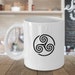 Esoteric Wicca Coffee Mug - Triskelion Celtic Pagan Symbol - Celts ...