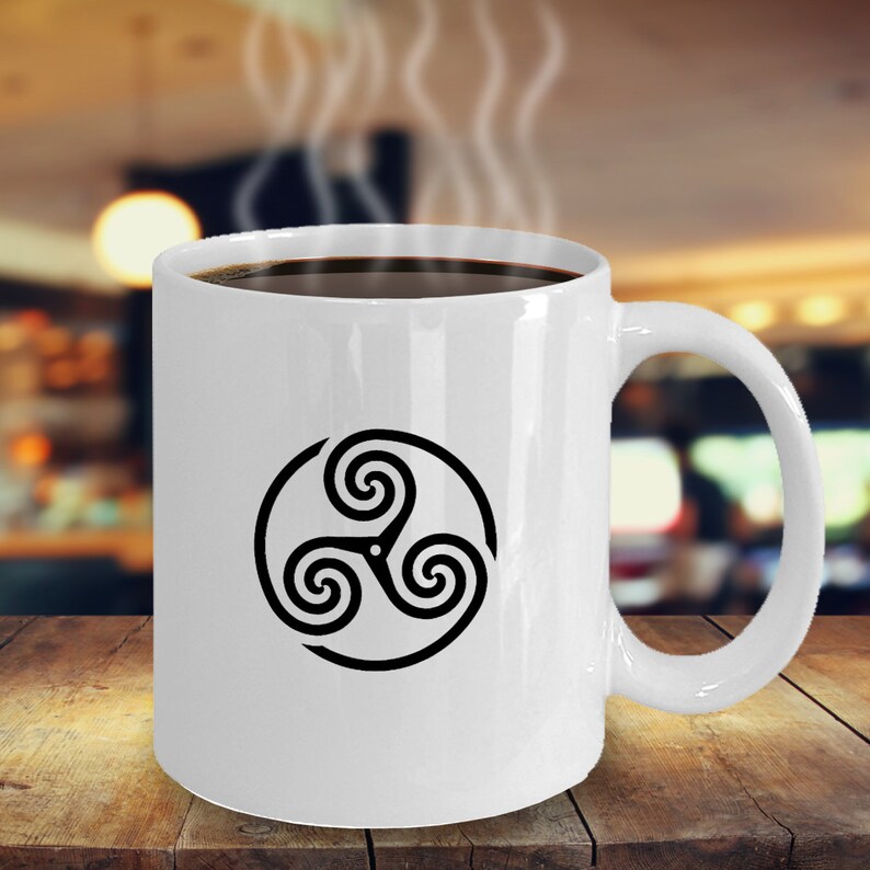 Esoteric Wicca Coffee Mug - Triskelion Celtic Pagan Symbol - Celts ...