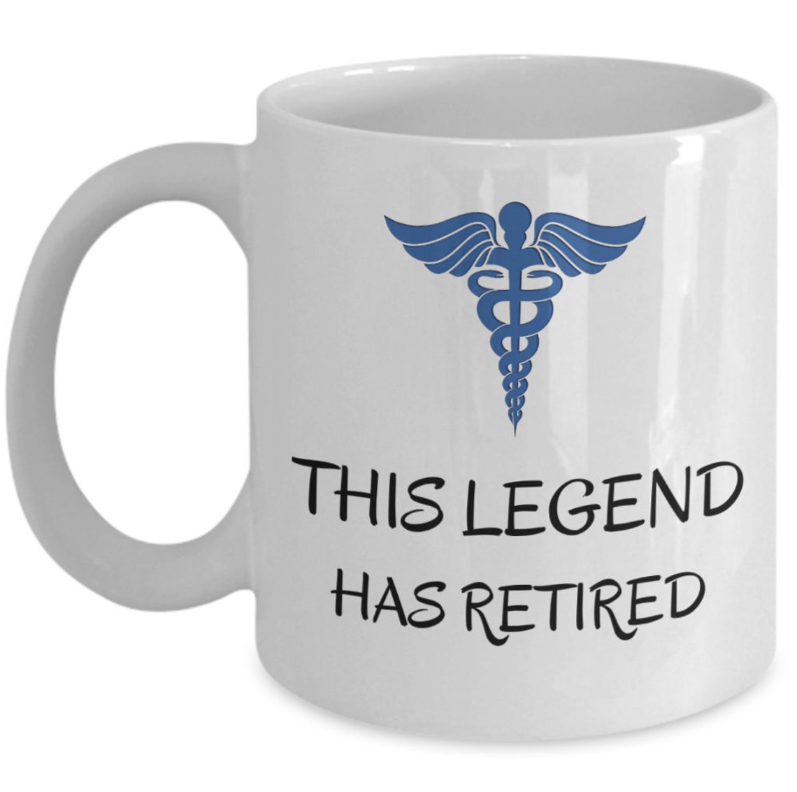 This legend has retired Funny Doctor of medicine MD | Etsy