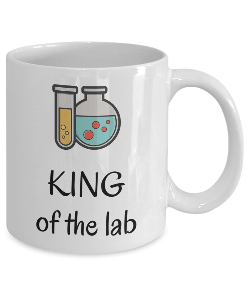 Science Coffee Mug King of the Lab Pharmacist Scientific - Etsy