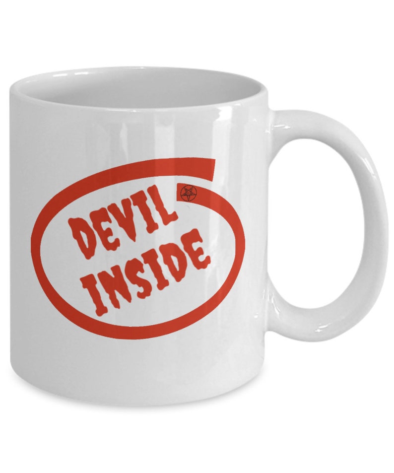 Esoteric Coffee Mug Devil Inside Funny Satanic 666 Occult - Etsy