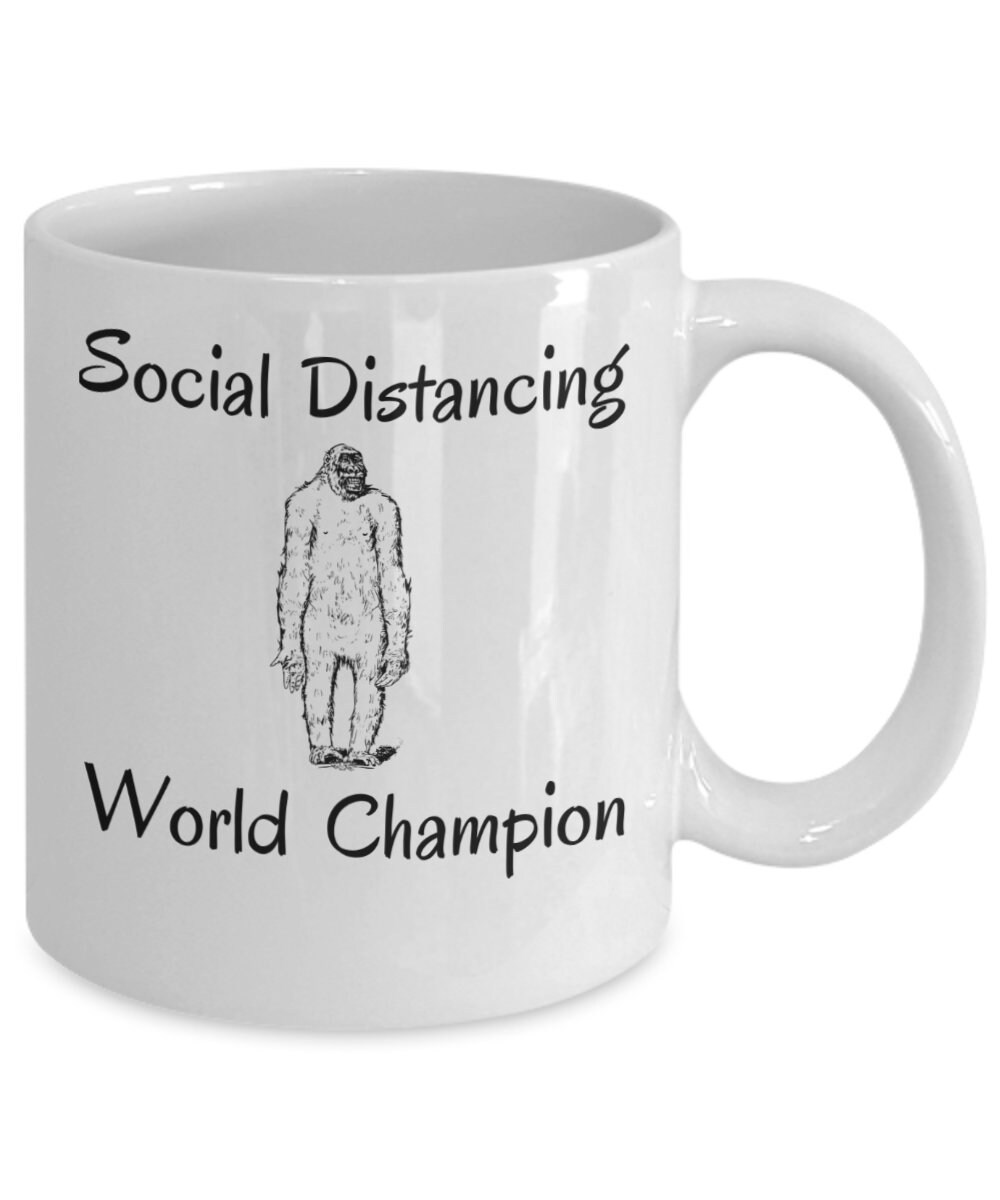 Truther Coffee Mug Social Distancing World Champion Funny | Etsy