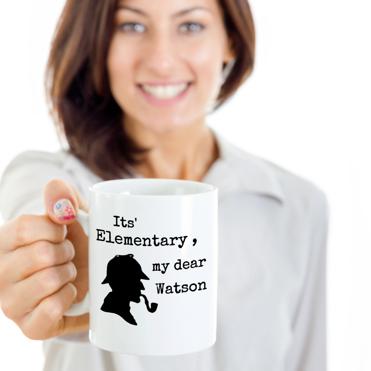 Book Coffee Mug - It's Elementary My Dear Watson - Sherlock Holmes ...
