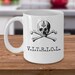 Freemason Coffee Mug Masonic V.I.T.R.I.O.L. Symbol VITRIOL Skull and ...