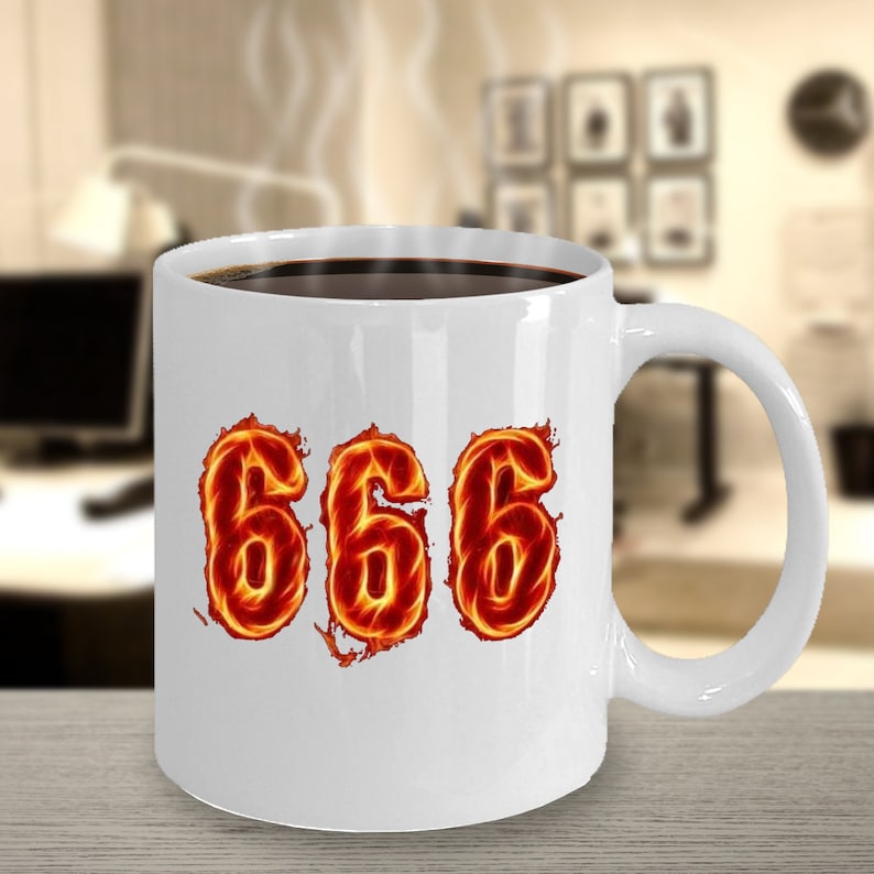 Satanic coffee mug Satan 666 Occult Devil worship ritual | Etsy