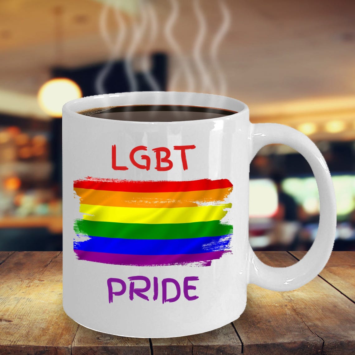 Gay Mug LGBT Pride Symbol Queer Rainbow Flag Pride Flag - Etsy