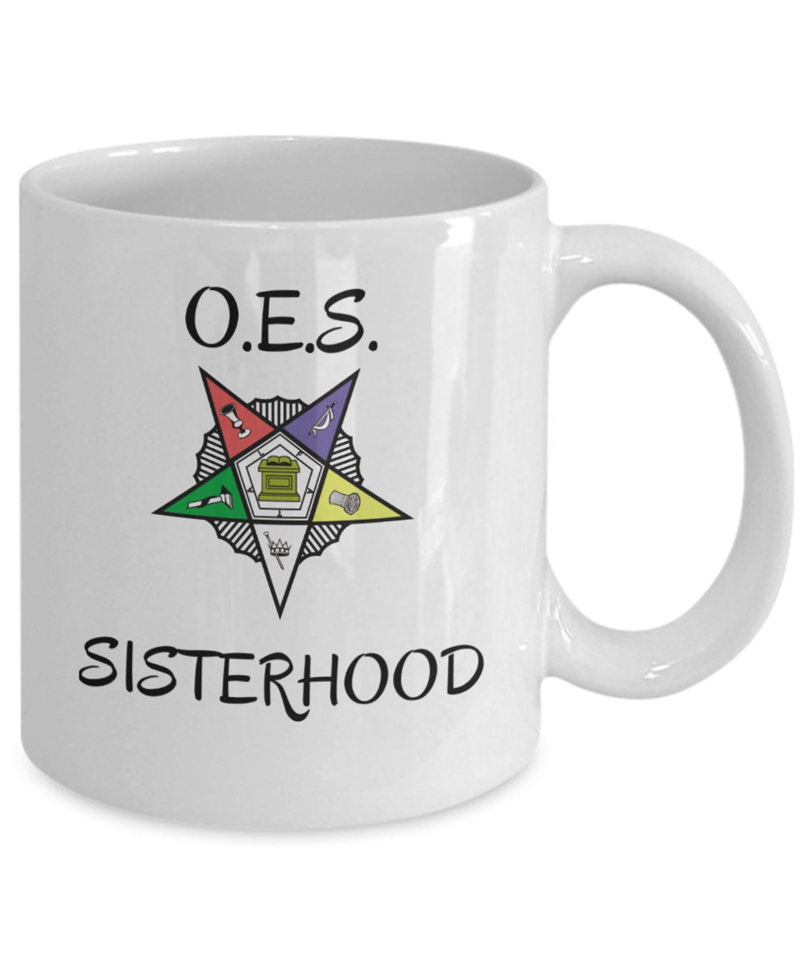 Order of the Eastern Star Masonic Coffee Mug OES Sisterhood - Etsy