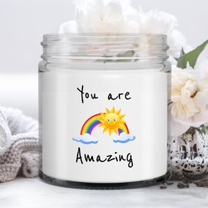 You Are Amazing Inspirational Candle Friendship Candle Friend Birthday ...