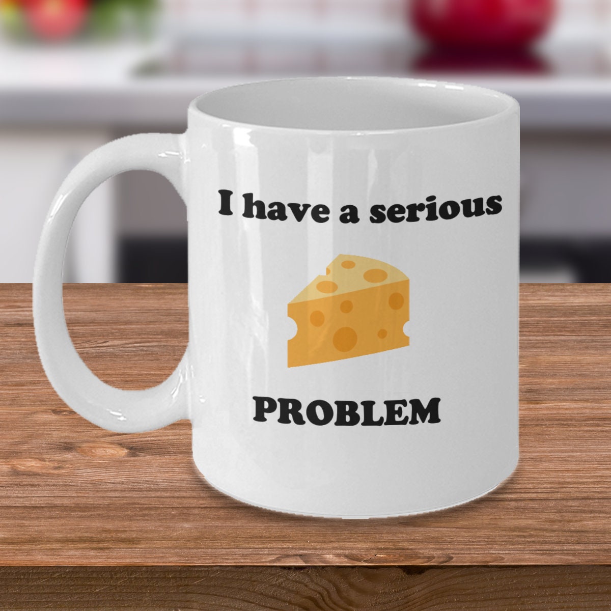 Big Cheese Coffee Mug I Have a Serious Cheese Problem - Etsy