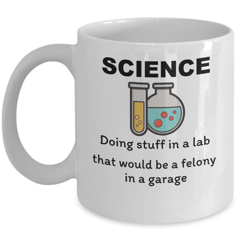 Chemistry Coffee Mug Science Definition Joke Doing Stuff - Etsy