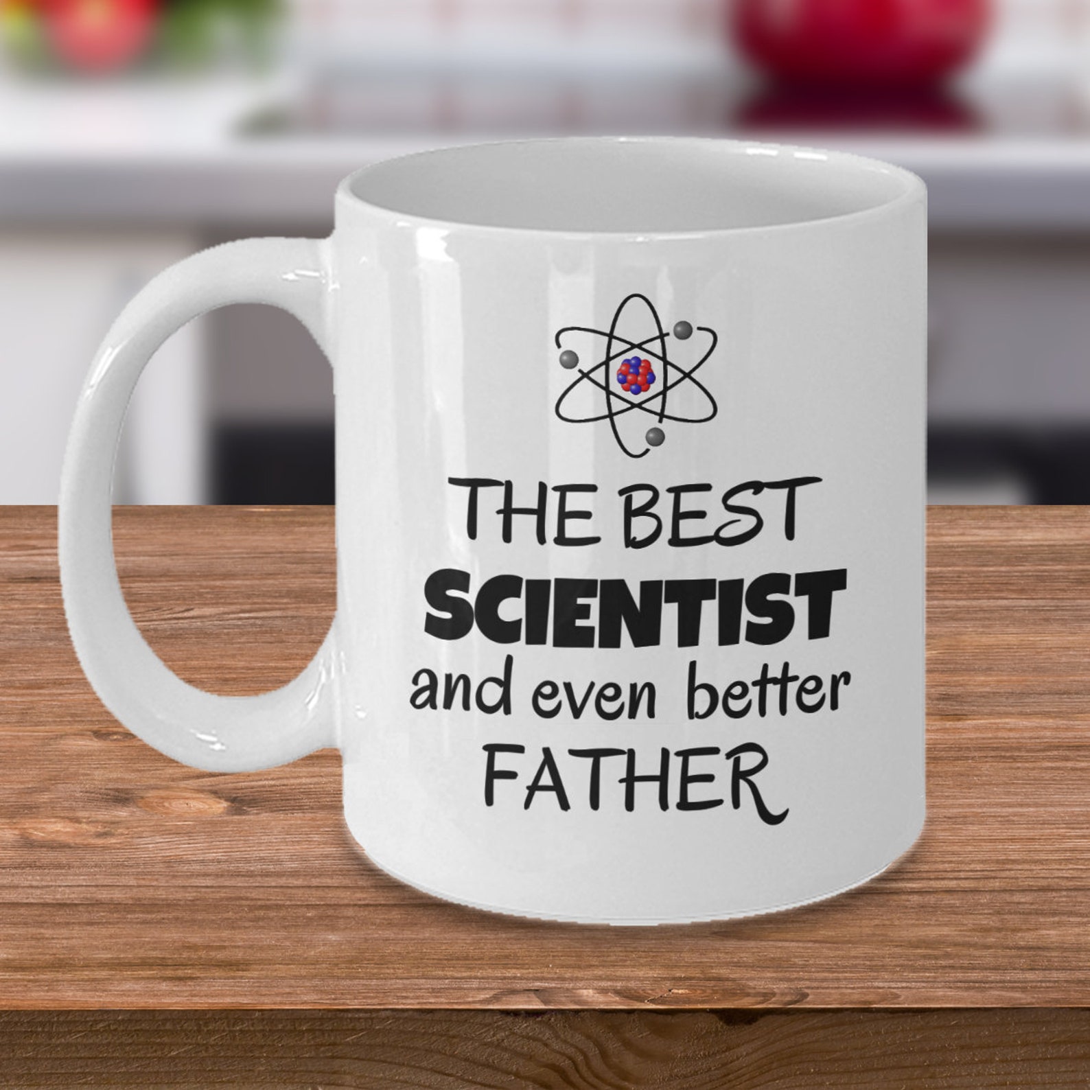 Science Dad mug The best SCIENTIST and even better father | Etsy