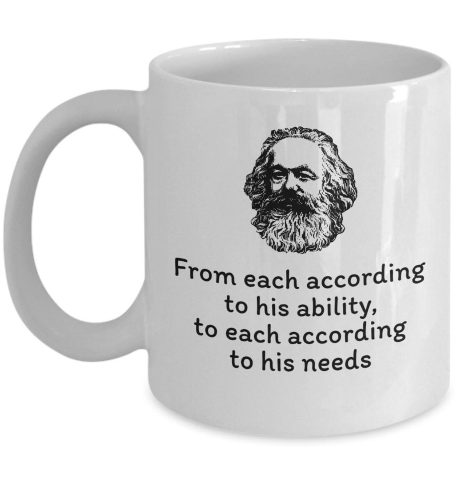 Sociology Mug - From Each According to His Ability to Each According to ...
