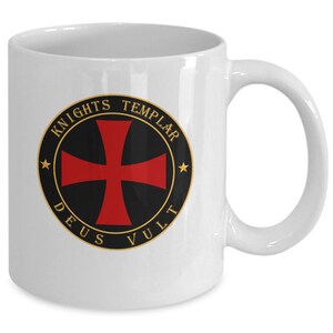 Knights Templar Coffee Mug - Deus Vult - God Wills It Latin Catholic ...
