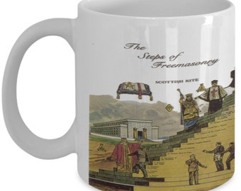 Freemason Coffee Mug Grumpy Old Past Master Funny Masonic - Etsy