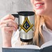 Masonic Travel Mug Freemason Symbol Square and Compass Gift Accessories ...