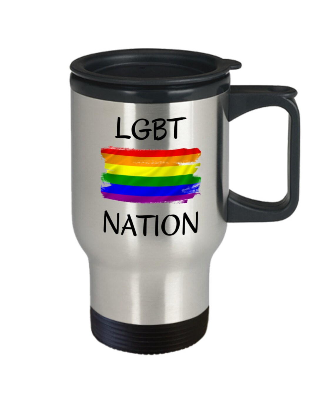 LGBT Nation Travel Mug Inspirational Lgbtq Gay Lesbian Cup - Etsy