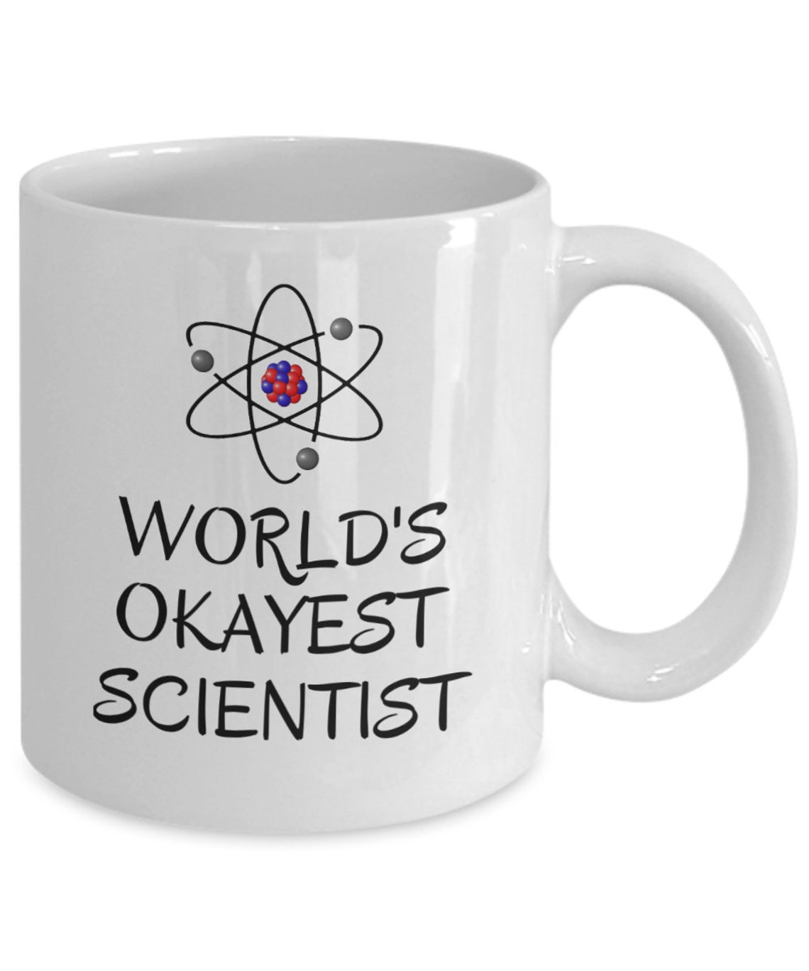 World's okayest scientist Funny science coffee mug | Etsy