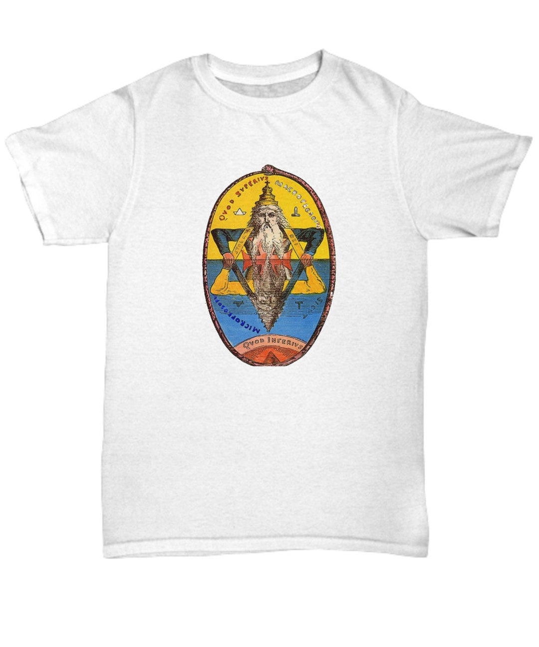 Esoteric Shirt Great Symbol of Solomon by Eliphas Levi Hermetic Alchemy ...