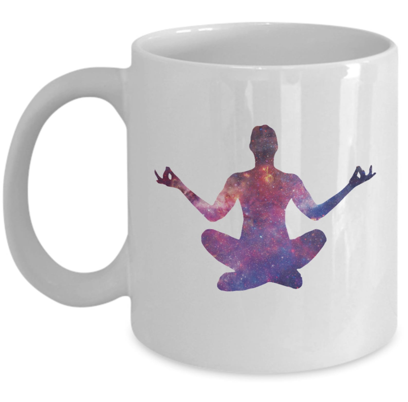 Yoga Coffee Mug Meditation Position Asana Lotus Pose Posture - Etsy