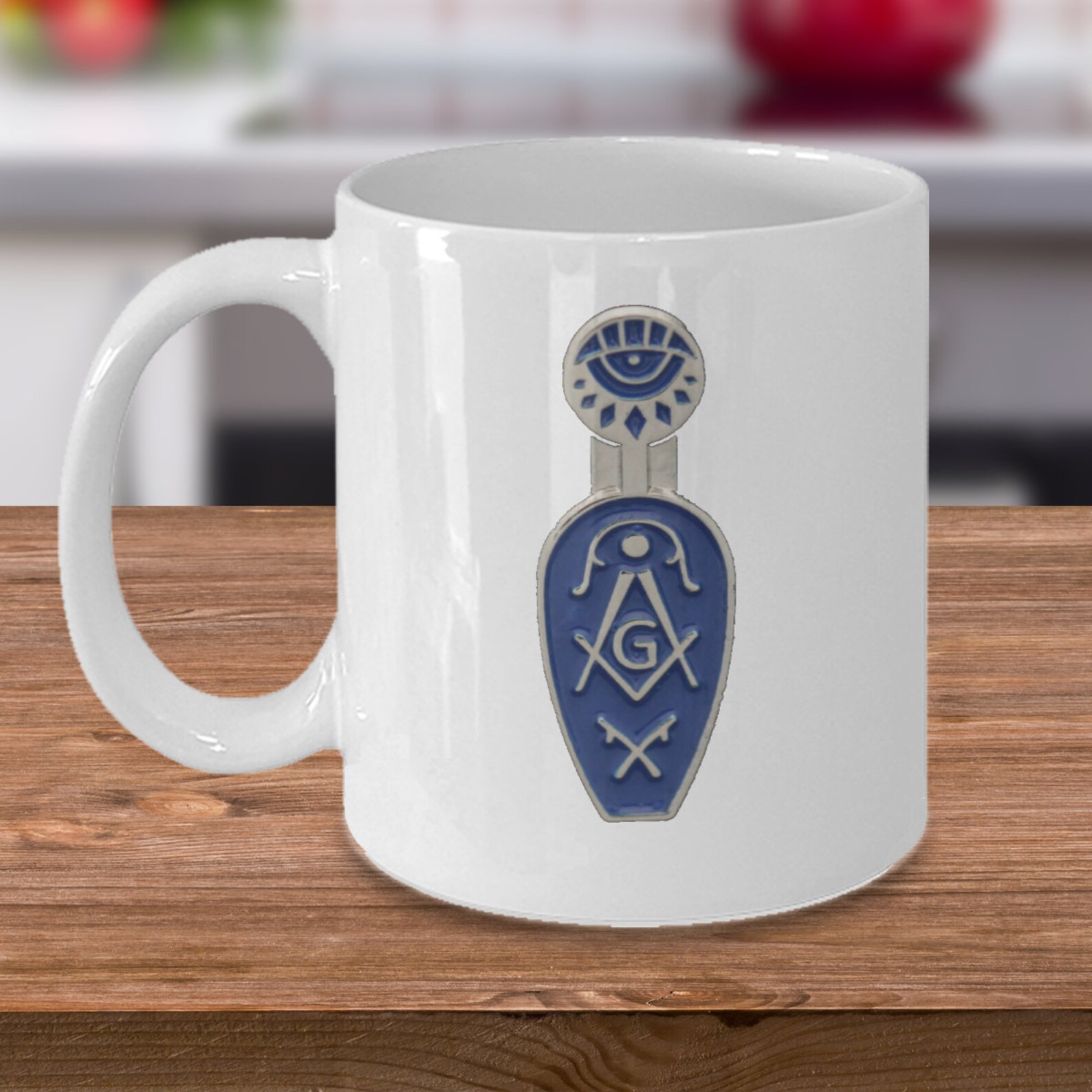 Freemason Coffee Mug - Masonic Blue Slipper Symbol - Lodge Gifts - Etsy