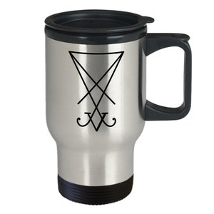 Esoteric Satanic Travel Mug - Lucifer Sigil Seal Symbol - Satanic ...