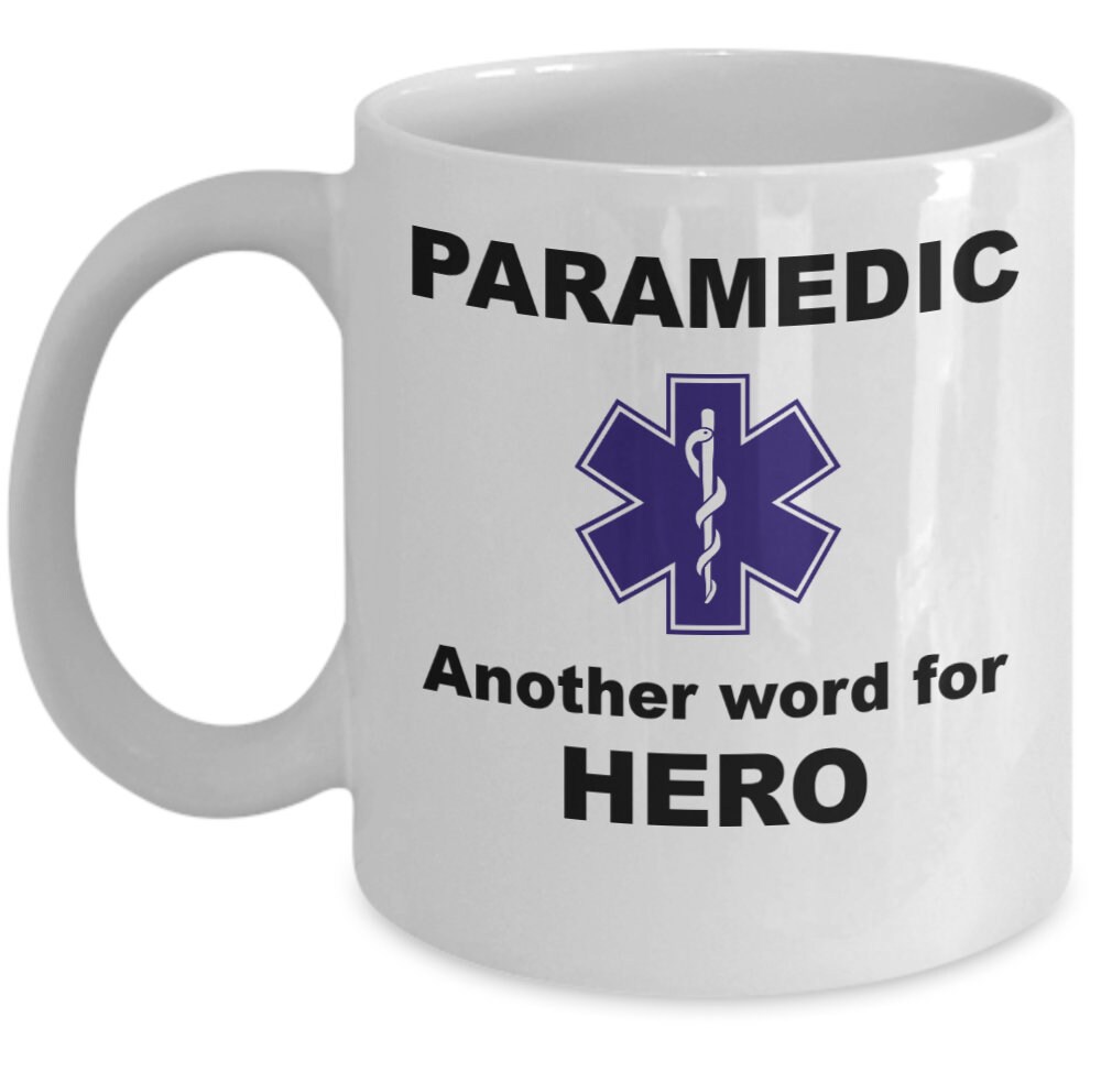 Paramedic Coffee Mug - Paramedic Another Word for Hero - Medical Cross ...