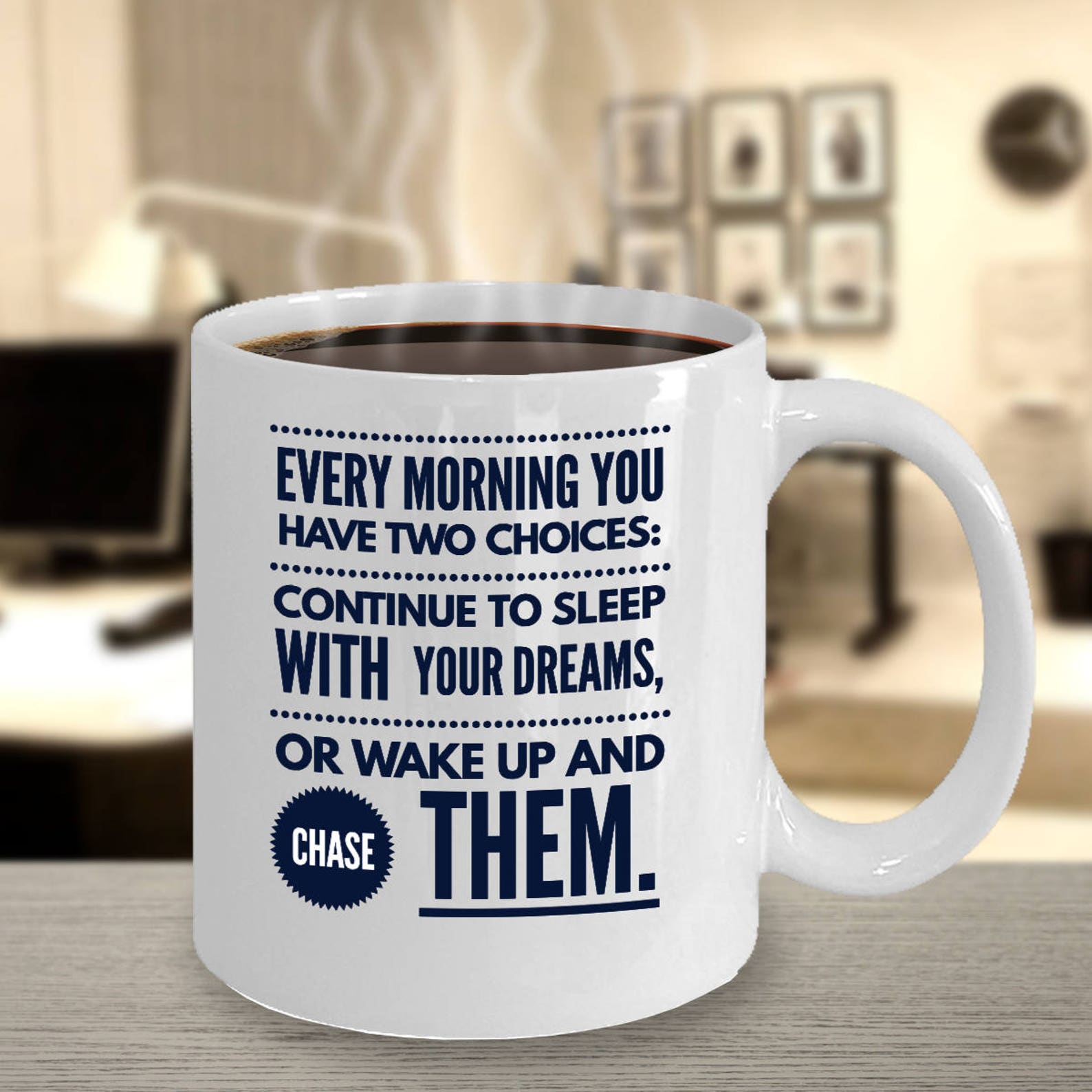 Motivational Mug - Inspirational Positive Mug - Every Morning You Have ...
