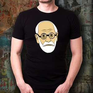 Psychology Shirt Big Giant Freud Face Funny Sigmund Freud Psychologist ...