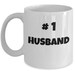 Funny Husband Mug - Number One Husband - Father's Day Gift - Loving ...