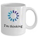 I'm Thinking Funny Loading Symbol PC Computer Nerd IT Degree Coffee Mug ...
