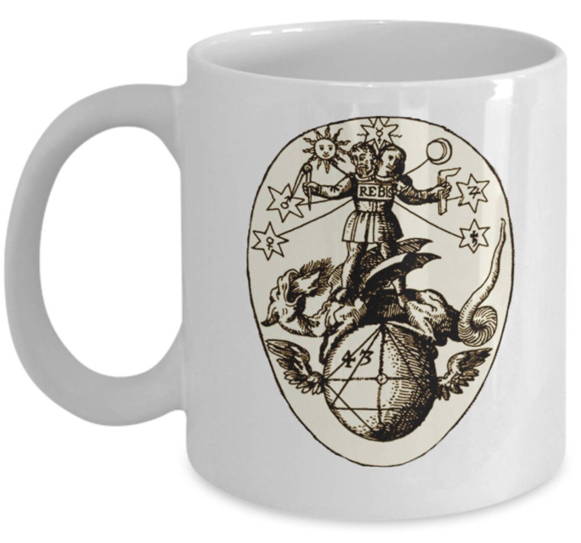 Esoteric Coffee Mug - Alchemy Rebis Symbol - Alchemical Occult Ritual ...