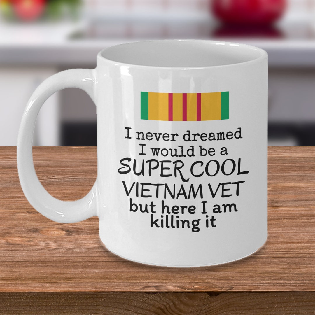 Super Cool Vietnam Veteran - Vietnam Veteran Symbol Coffee Mug - Army ...