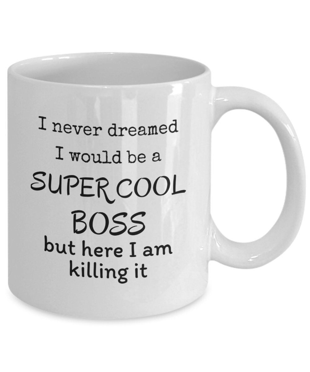 Boss coffee mug Super cool boss gifts for boss funny | Etsy