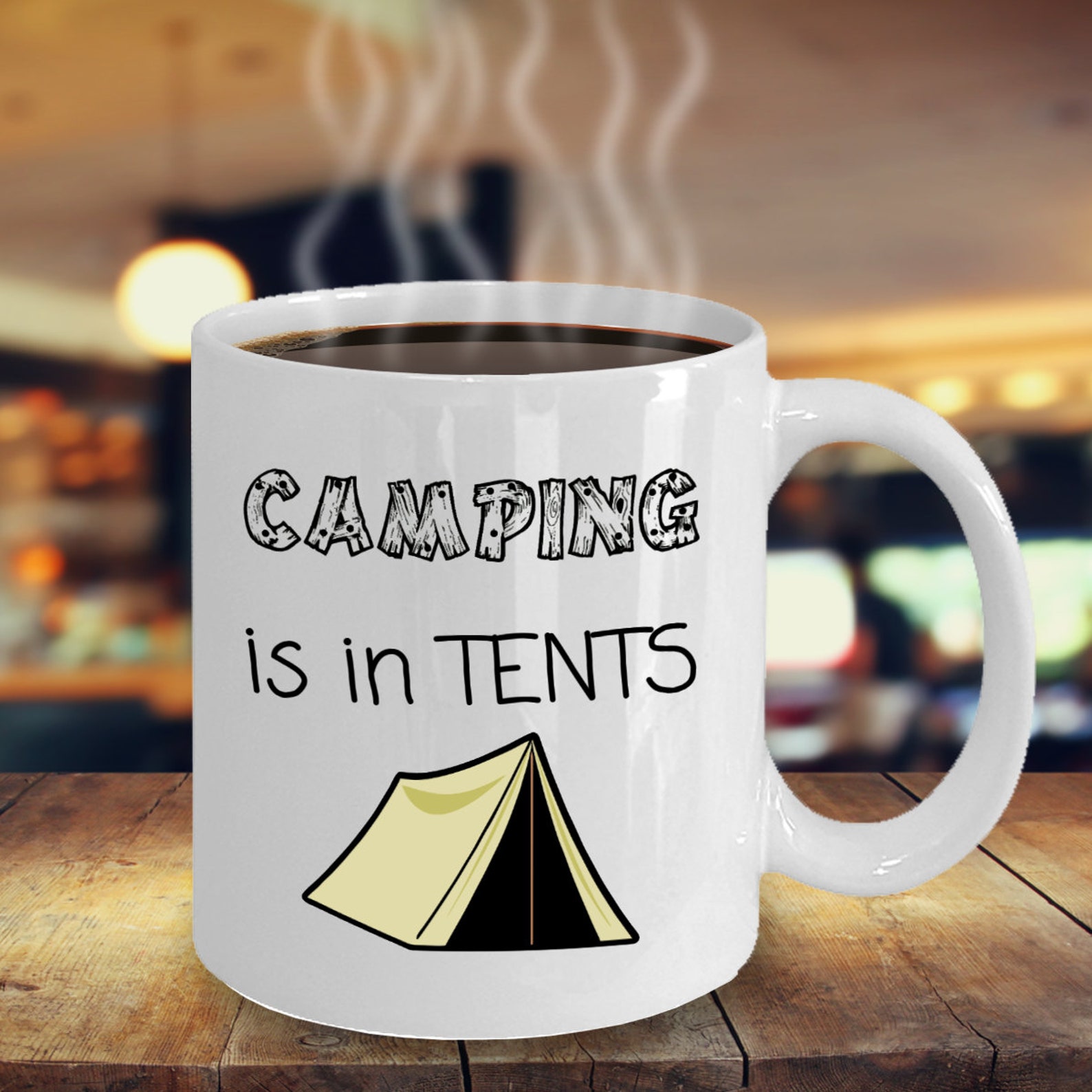 Camping Mug Camping is in Tents Camping Gifts Funny - Etsy