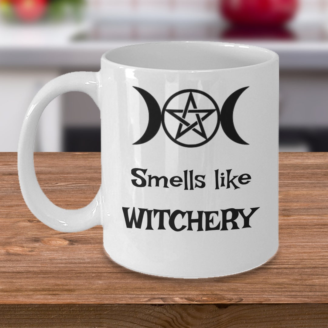Smells Like Witchery - Funny Wicca PAGAN Coffee Mug - Witches Pentagram ...