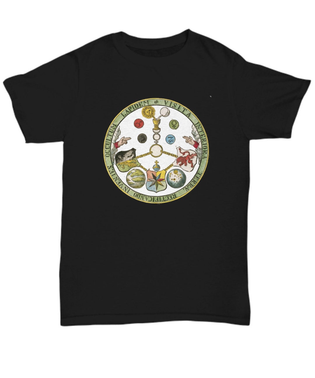 Masonic Esoteric Shirt V.I.T.R.I.O.L. Formula VITRIOL Motto Freemasonry ...