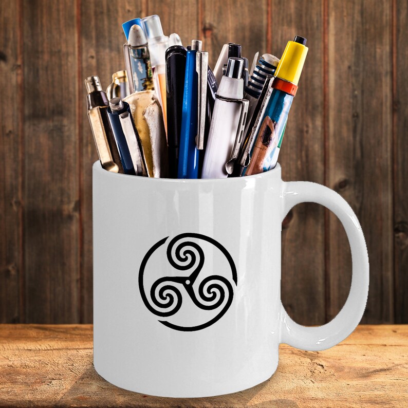 Esoteric Wicca Coffee Mug - Triskelion Celtic Pagan Symbol - Celts ...