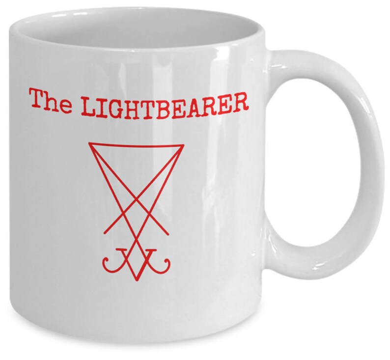 Satanic Coffee Mug - Lucifer the Lightbearer - 666 Gift - Satanic Gift ...