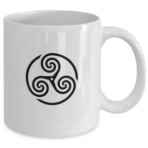 Esoteric Wicca Coffee Mug - Triskelion Celtic Pagan Symbol - Celts ...