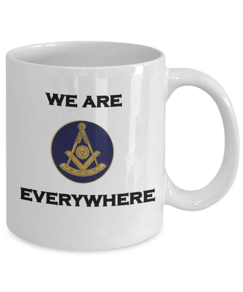 Masonic Past Master Symbol Coffee Mug Gift We Are Everywhere | Etsy