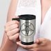 Esoteric Thelema Travel Mug Goat Head Baphomet Satanic Devil - Etsy
