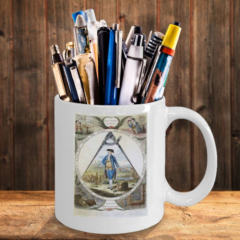 Freemason Coffee Mug Keep Within Compass Masonic Symbol - Etsy Canada